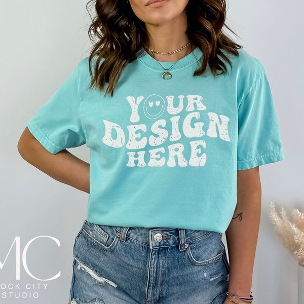 Comfort Colors Chalky Mint Mockup - Etsy