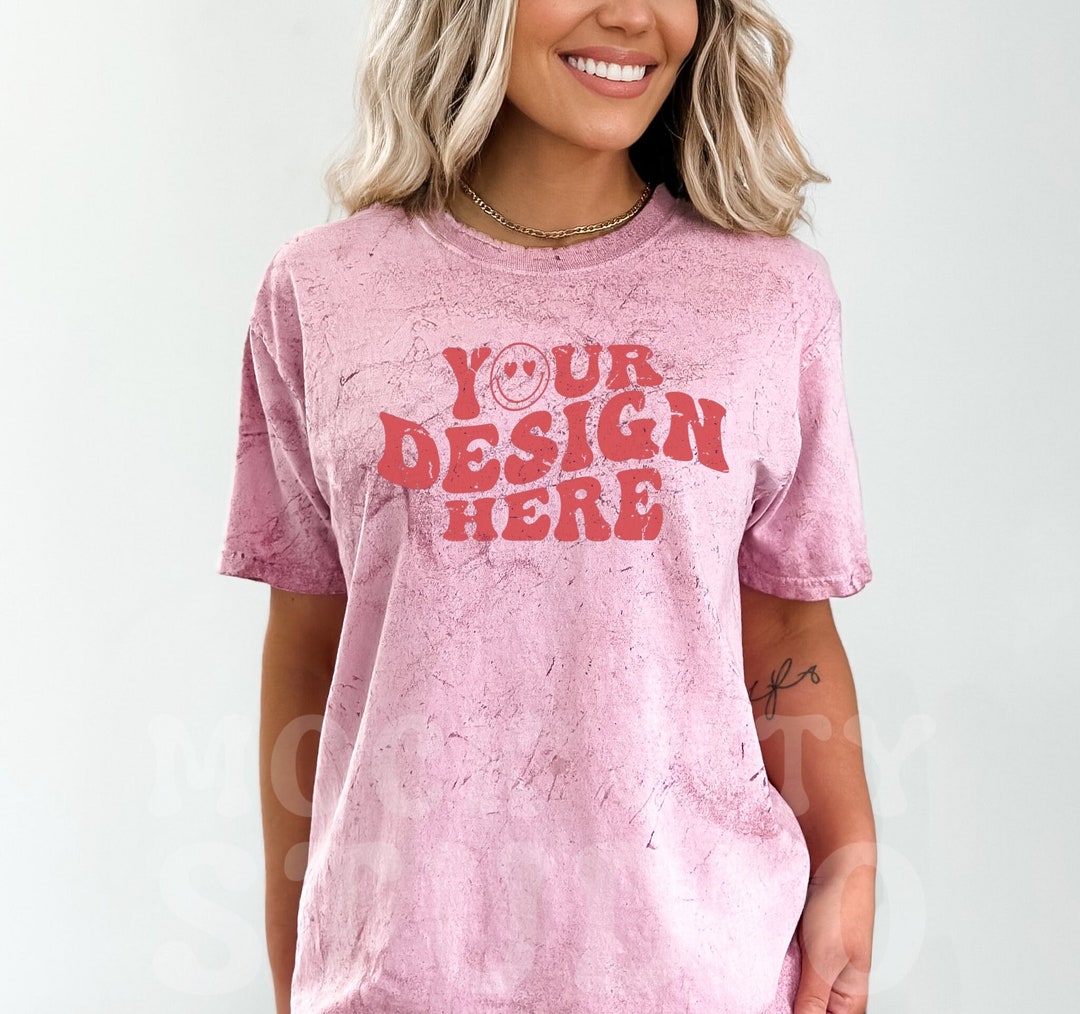 Comfort Colors 1745 Clay, Comfort Colors Color Blast, Clay Mockup, Pink ...