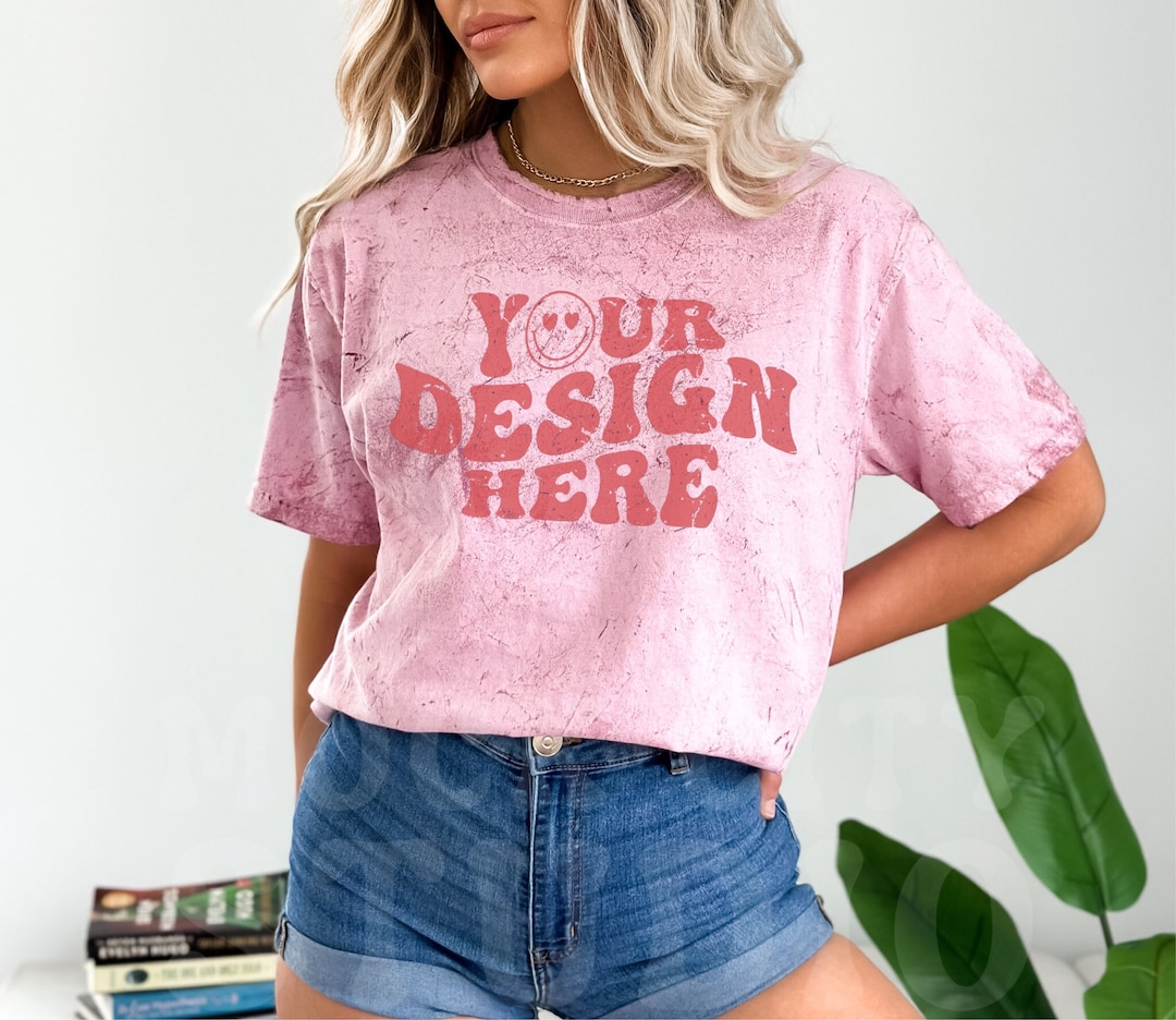 Comfort Colors 1745 Clay, Comfort Colors Color Blast, Clay Mockup, Pink ...