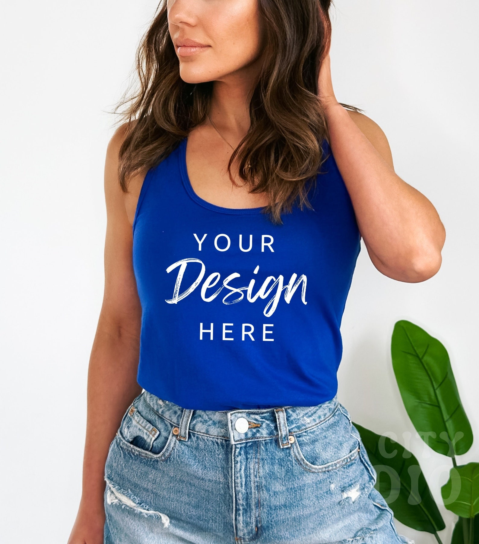 Next Level 1533 Mockup, Royal Blue Mockup, Blue Next Level 1533 ...