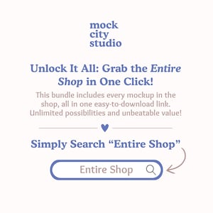 Whole Shop Mockup Bundle, Entire Shop Bundle, Full Access Shop Pass ...
