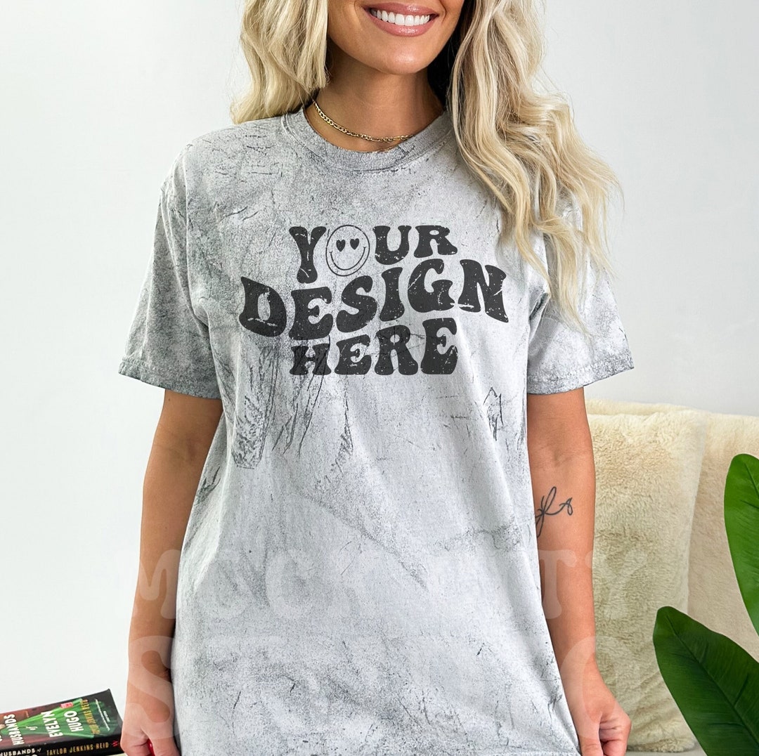 Comfort Colors 1745 Smoke, Comfort Colors Color Blast, Smoke Mockup ...