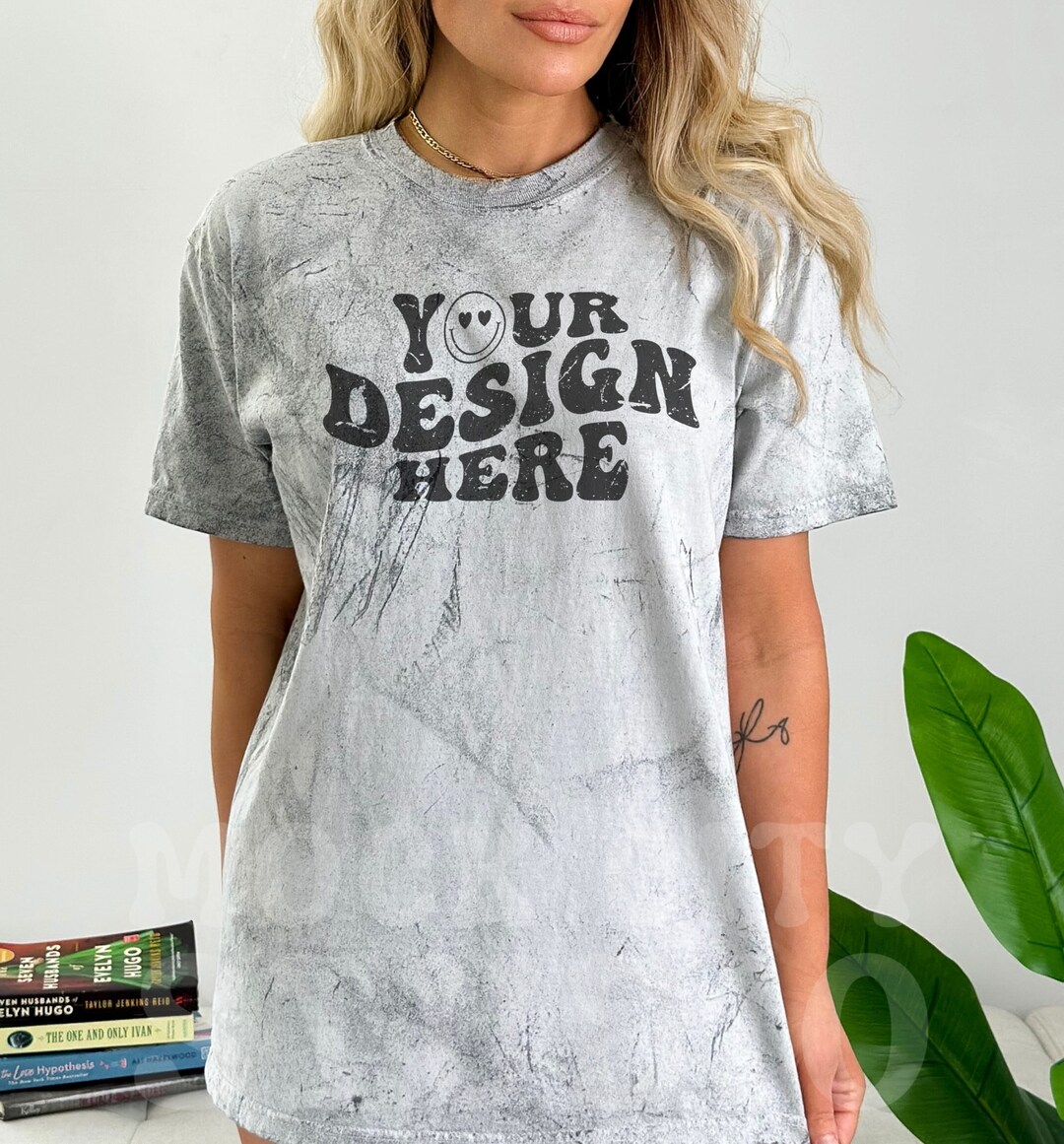 Comfort Colors 1745 Smoke, Comfort Colors Color Blast, Smoke Mockup ...