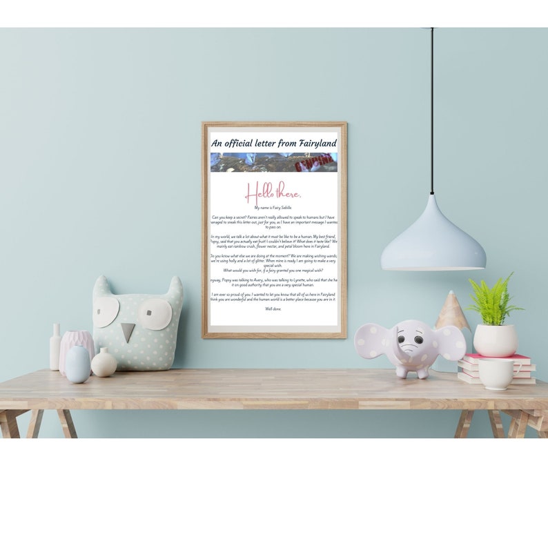 Hello From Fairy Sebille - DIGITAL DOWNLOAD - Letter From a Real Fairy ...
