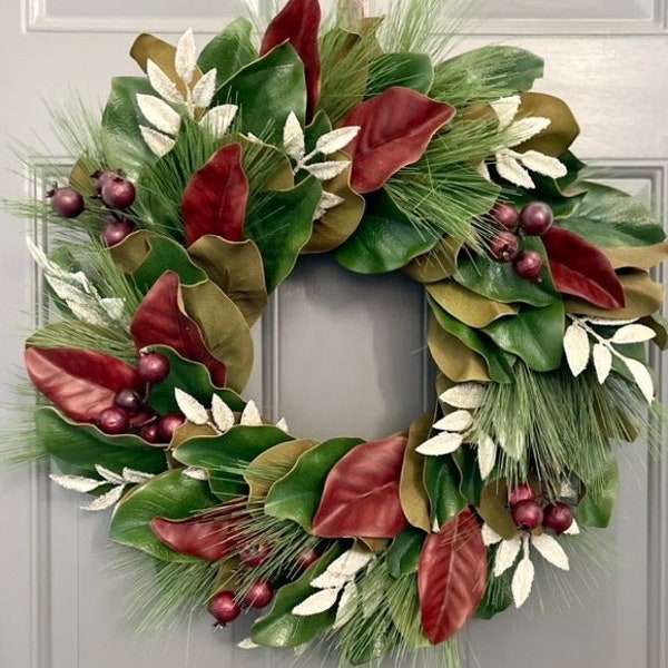 Burgundy Christmas - Etsy