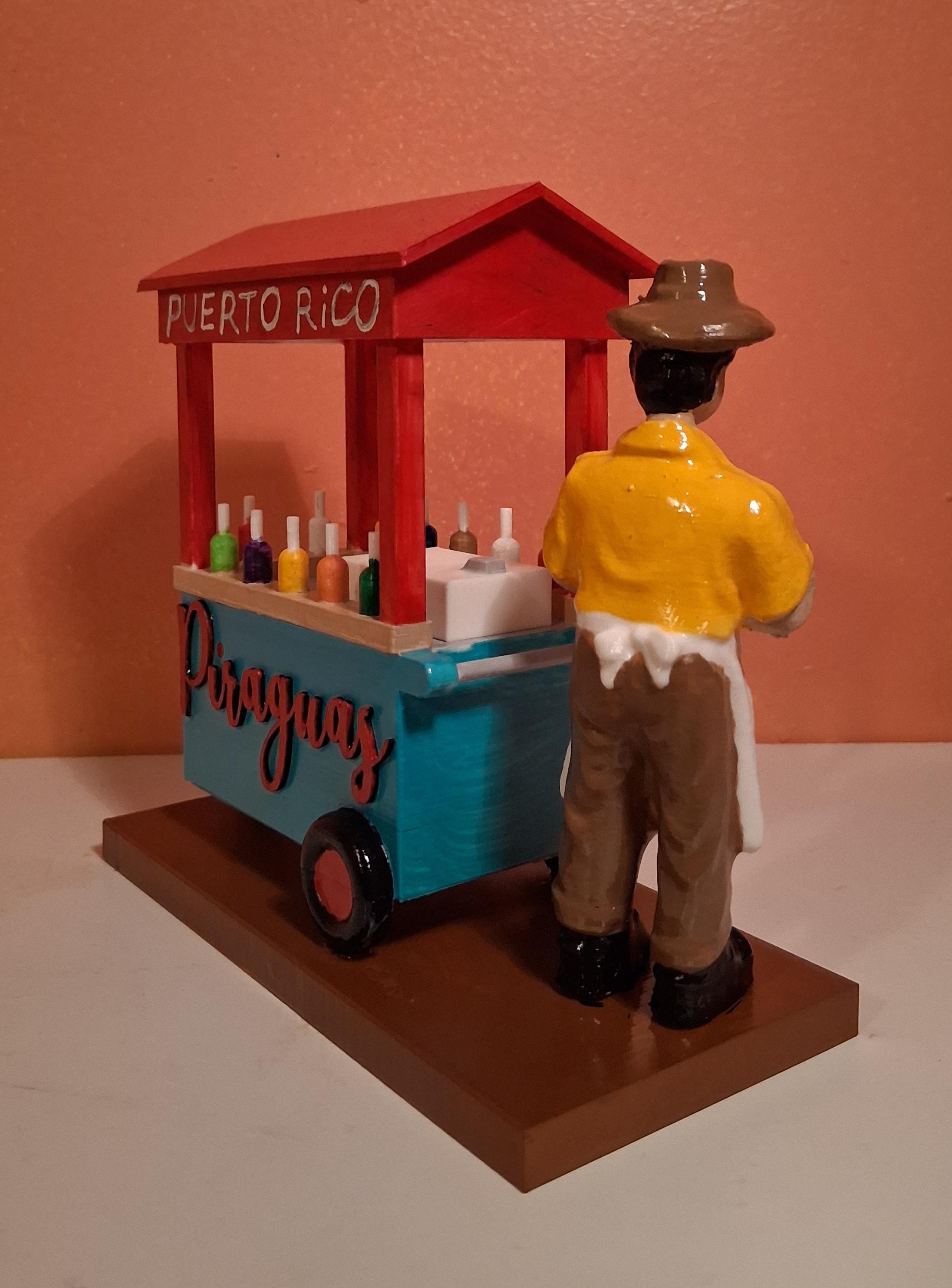 Puerto Rico, Carrito De Piraguas, 3D Printed - Etsy