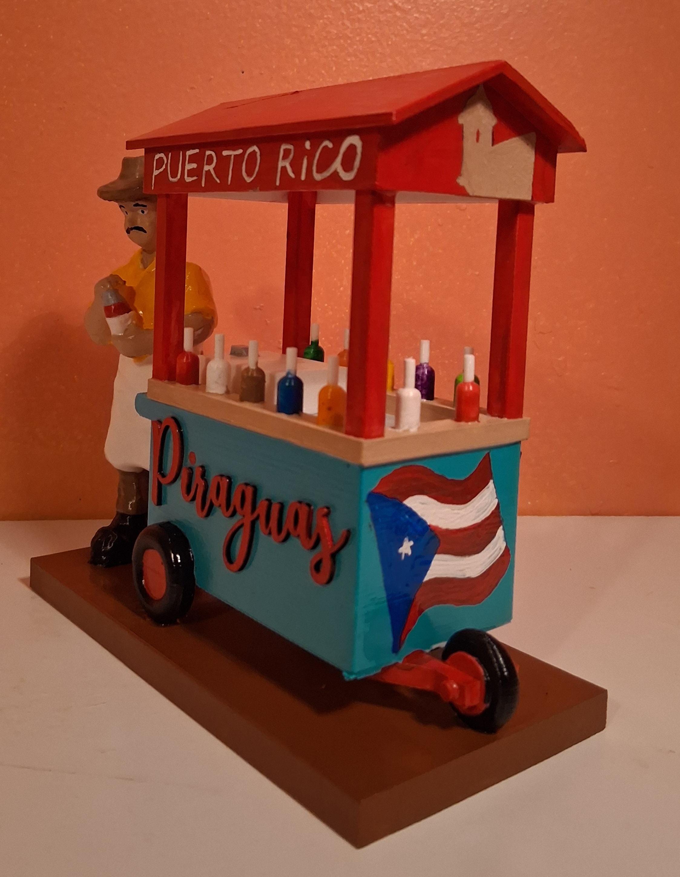 Puerto Rico, Carrito De Piraguas, 3D Printed - Etsy