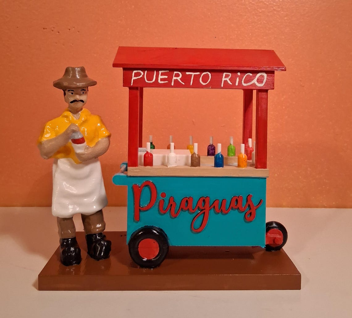 Puerto Rico, Carrito De Piraguas, 3D Printed - Etsy
