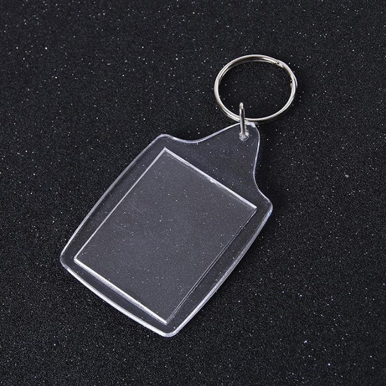 Acrylic Keyring 50x35mm 35x24mm Blank Photo Plastic - Etsy UK