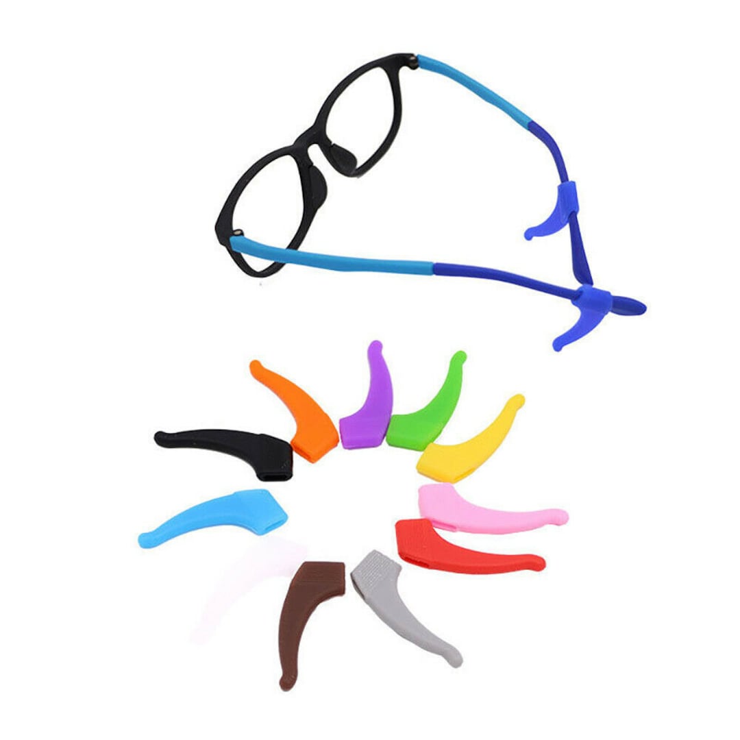 1 Pair Silicone Ear Grip Glasses Hooks Anti Slip Spectacle Retainers ...