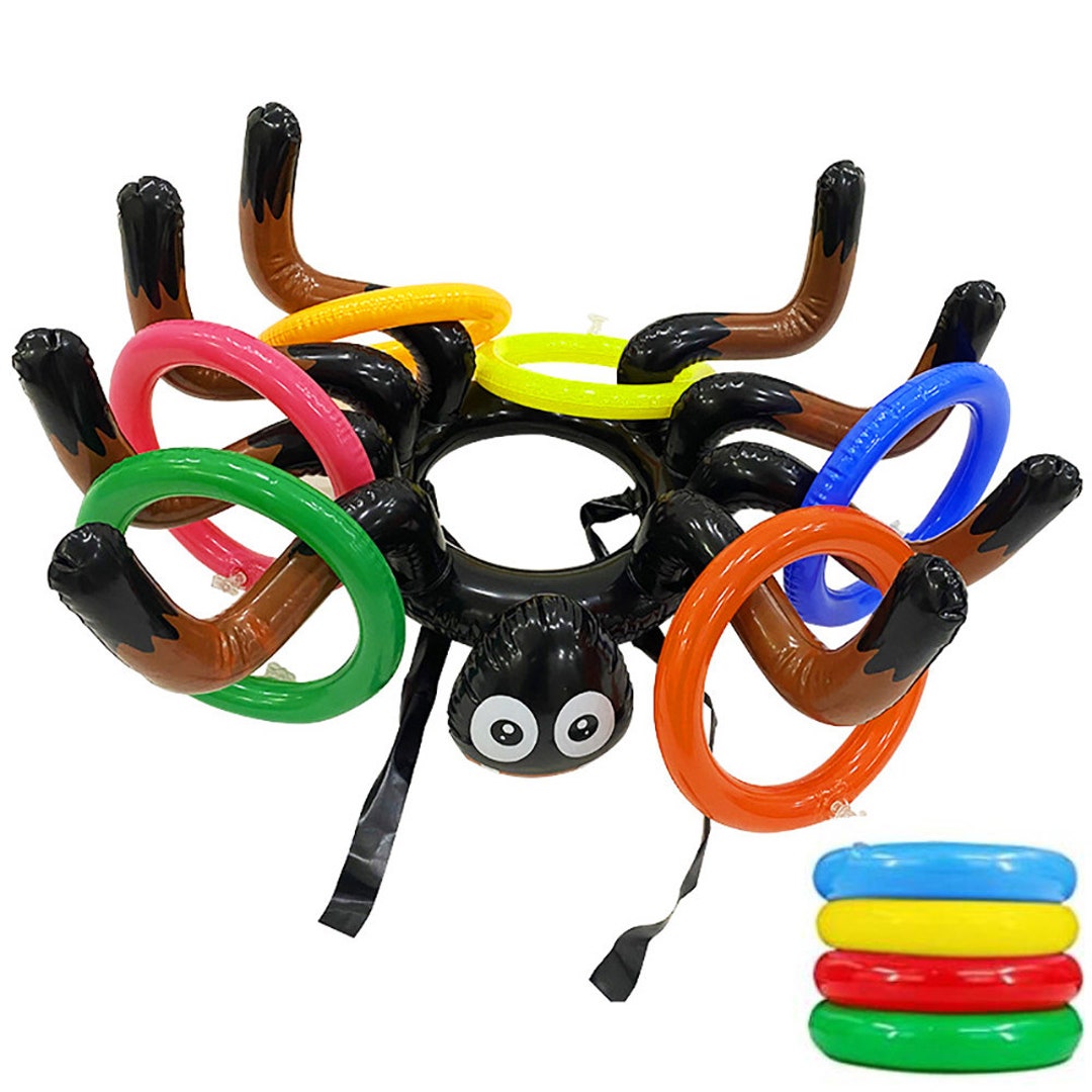 Inflatable Spider Ring Toss Set Fun Party Game Novelty Present - Etsy