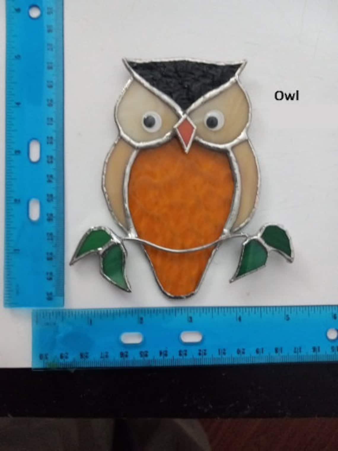 Suncatcher Stained Glass Owl - Etsy
