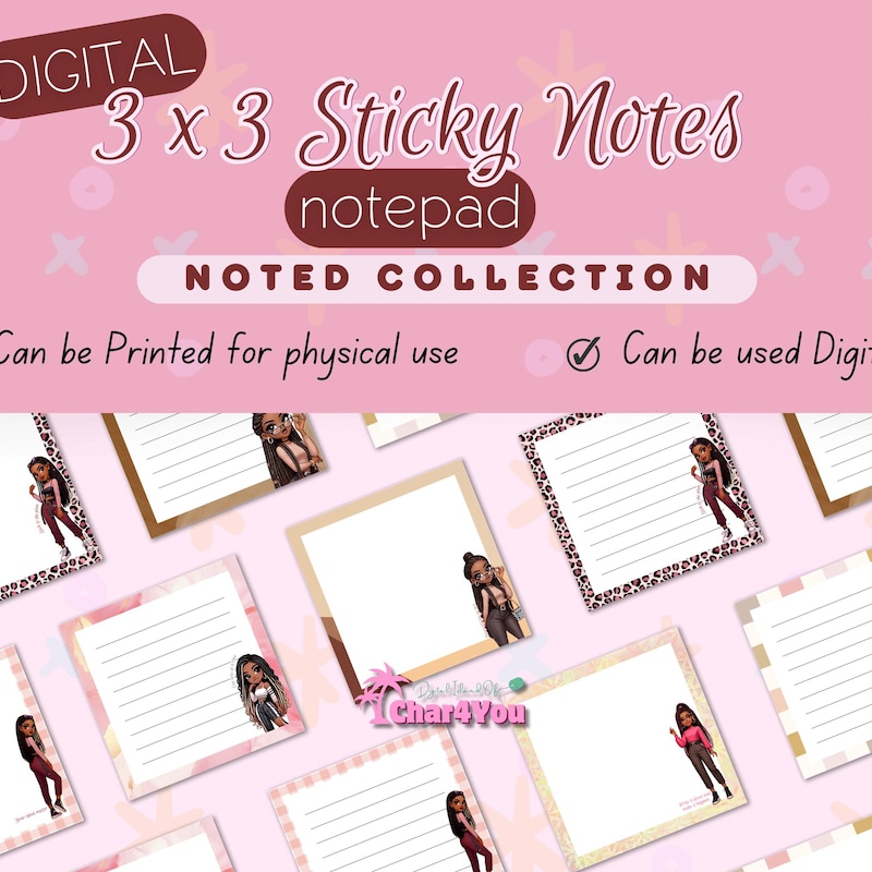 Cute Sticky Notes - Etsy
