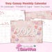 Very Cutesy: 2025 Calendar — Printable & Digital Download | Cute Dated ...