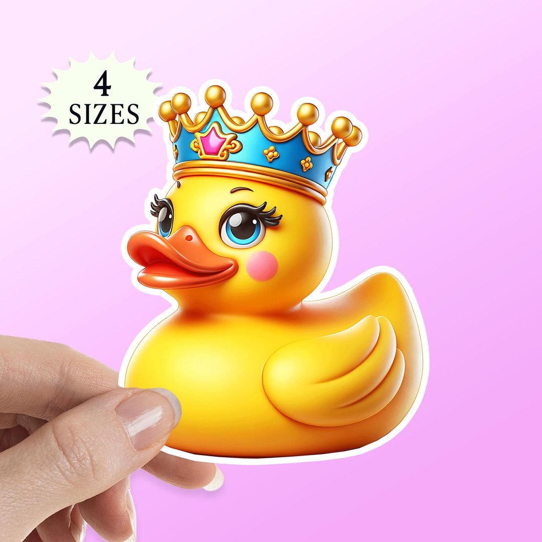 Queen Ducking Sticker, Rubber Duck, Offroad Sticker, Trail Sticker ...