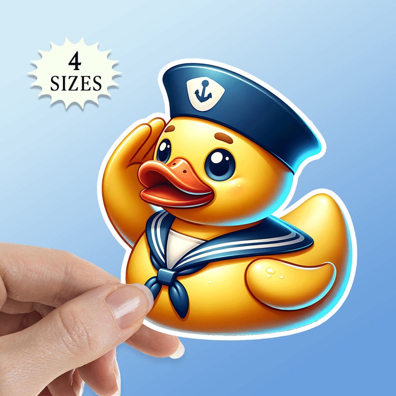 Rubber Duck Sticker - Etsy