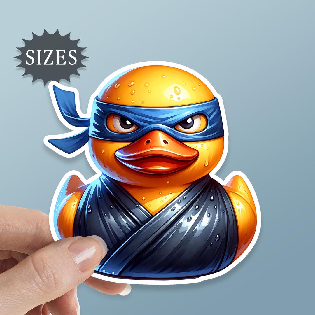 Ninja Ducking Sticker, Rubber Duck, Offroad Sticker, Trail Sticker ...