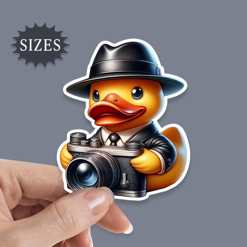 Photographer Rubber Duck Sticker, Ducking Offroad Trail Sticker ...