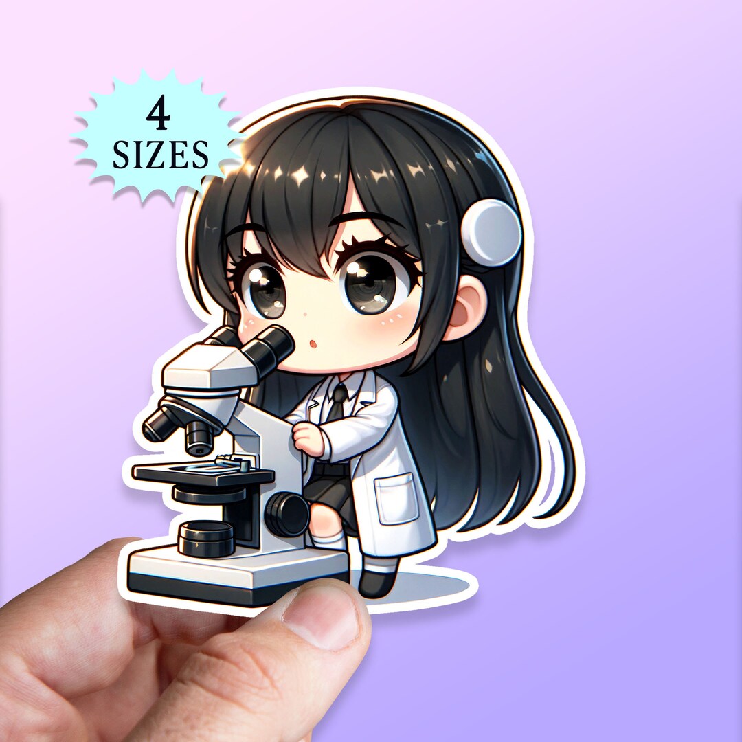 Pathologist Sticker, Microbiology Sticker, Microscope, Biochemist ...