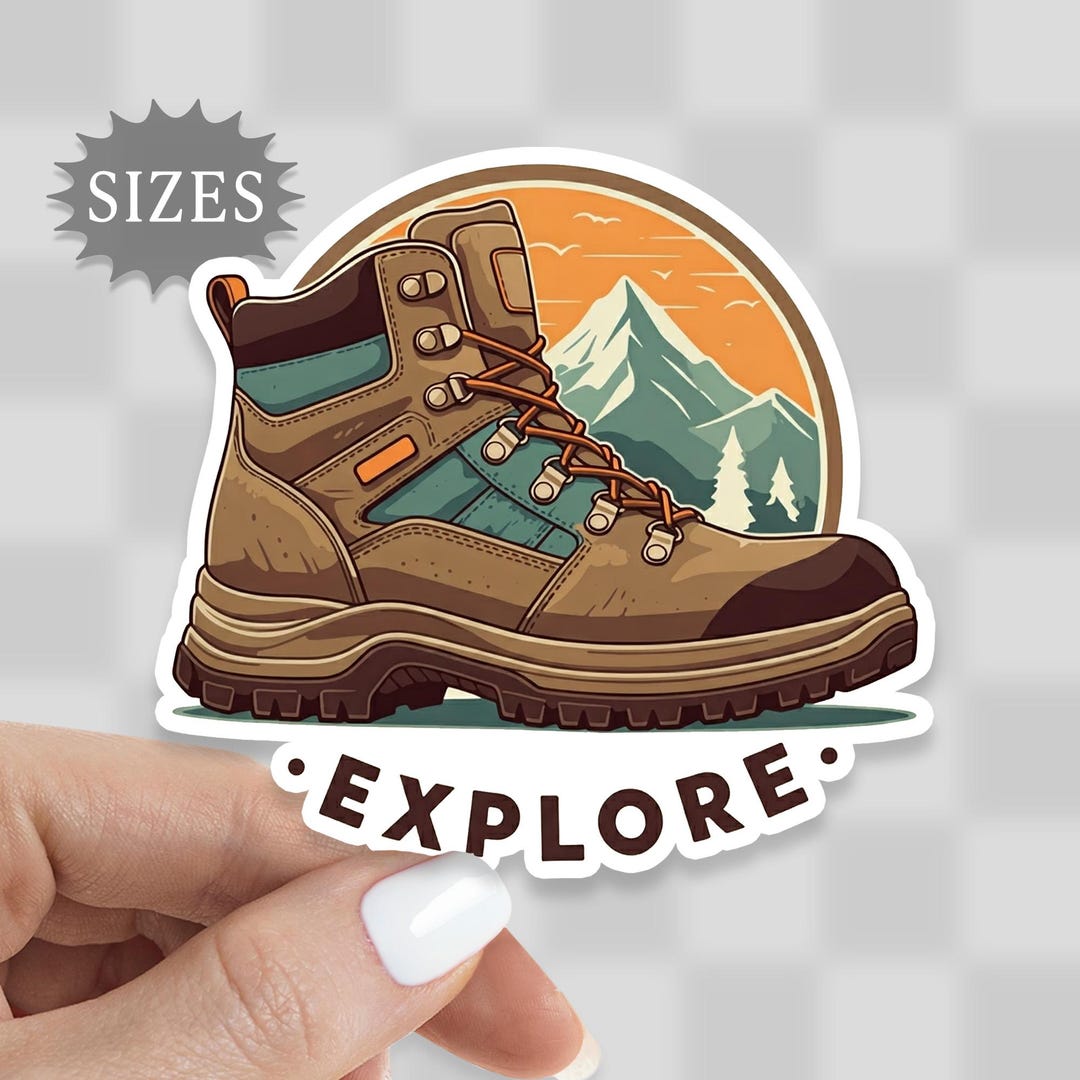 Explore Hiking Sticker, Climbing or Trails Sticker for Your Water ...