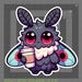 Cute Mothman Coffee Sticker, Classic, Spooky Season Sticker, Halloween ...
