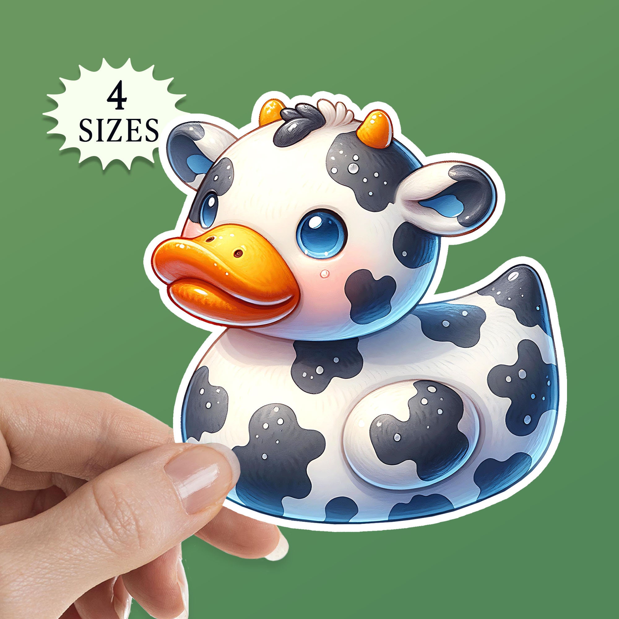Cow Ducking Sticker, Rubber Duck, Offroad Sticker, Trail Sticker ...