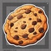 Chocolate Chip Cookie Sticker Cookie Sticker Food Sticker - Etsy