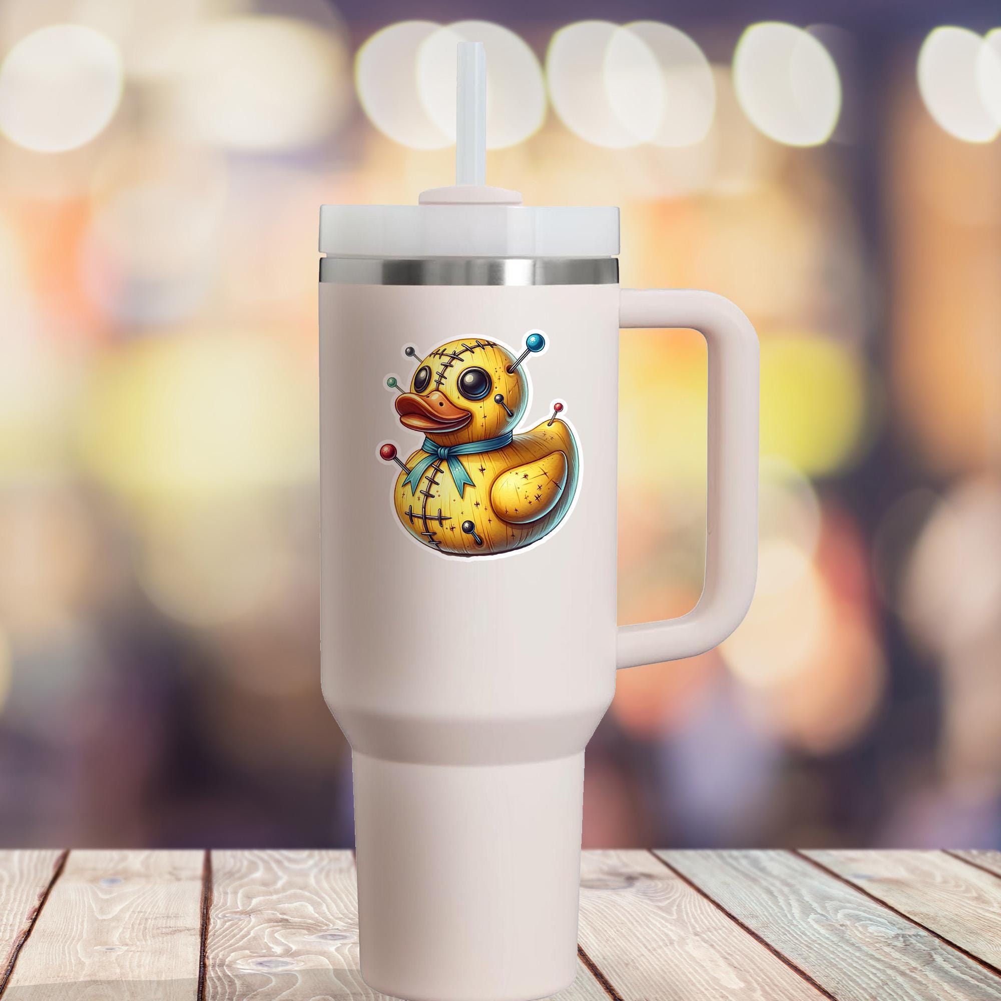 Voodoo Rubber Duck Sticker: Waterproof Vinyl Decal - Etsy