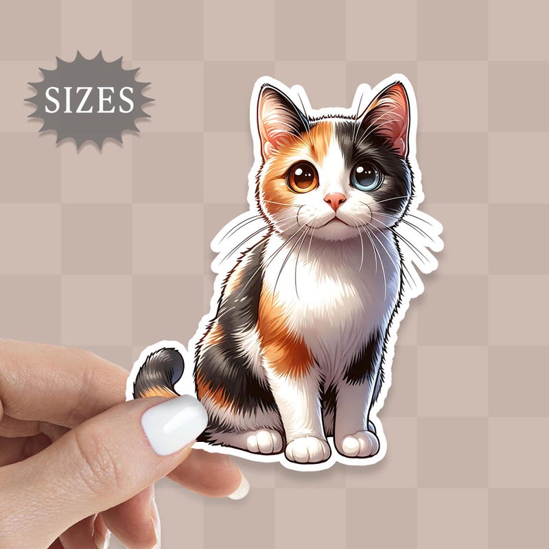 Cat Sticker - Etsy