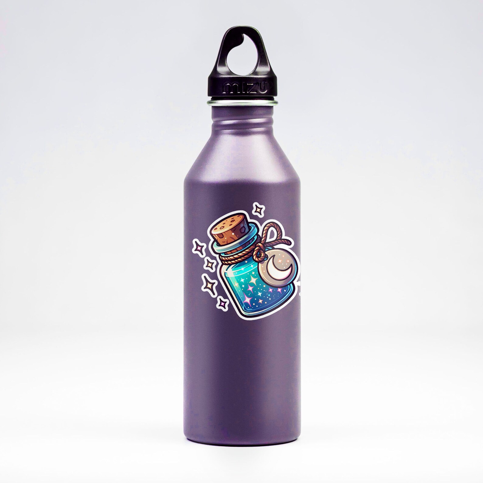 Magic Potion Jar Sticker, Mana Jar Decal, Stars & Moon, Journal Sticker ...