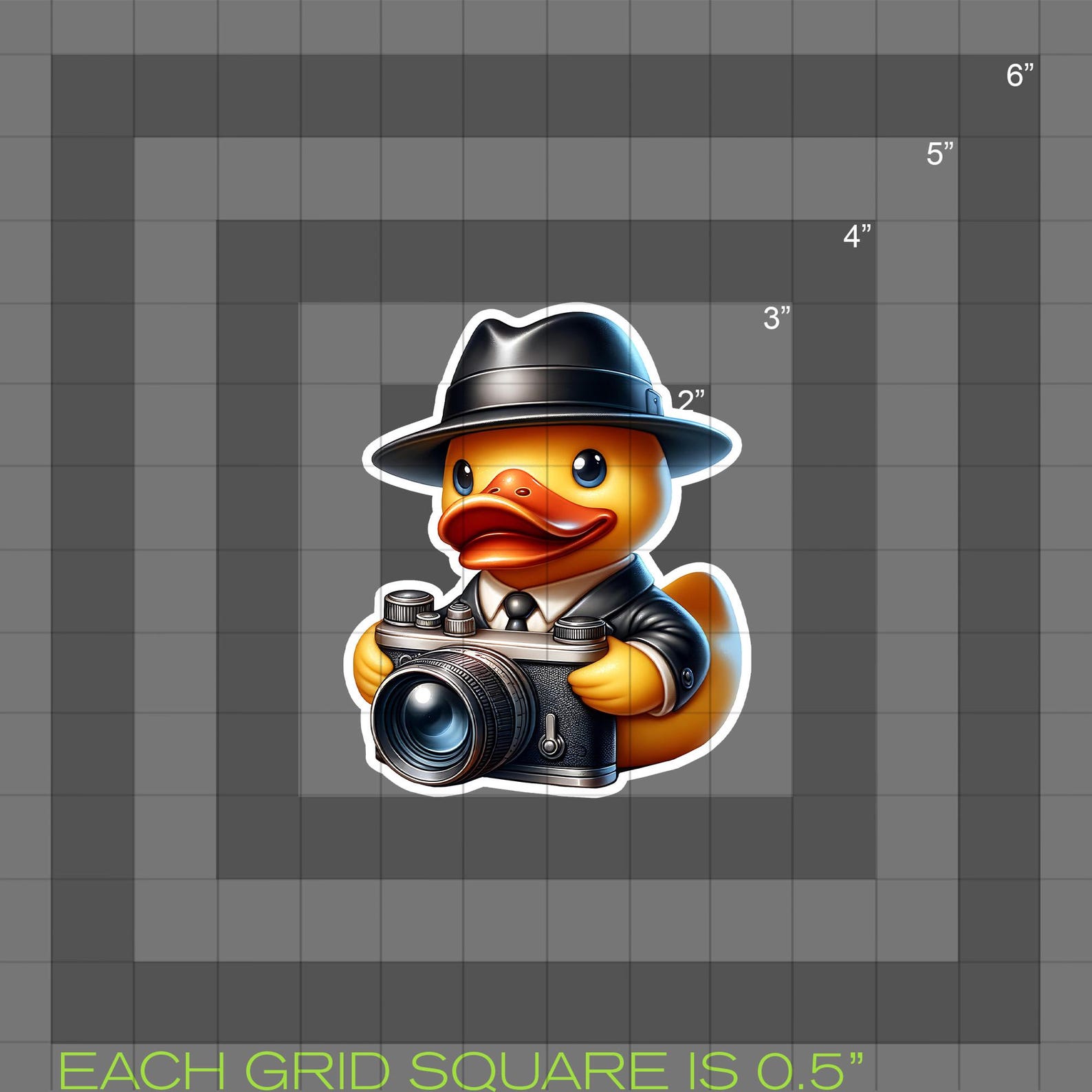 Photographer Rubber Duck Sticker, Ducking Offroad Trail Sticker ...