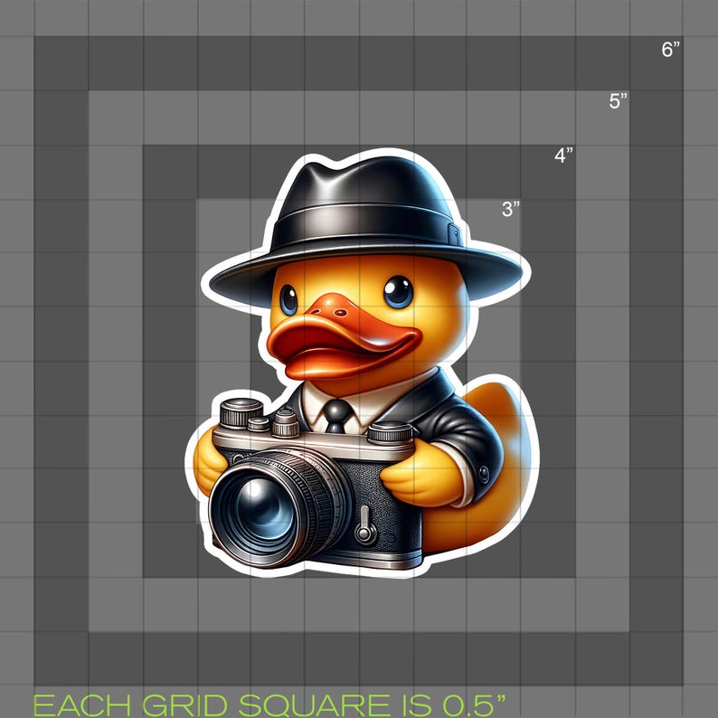 Photographer Rubber Duck Sticker, Ducking Offroad Trail Sticker ...