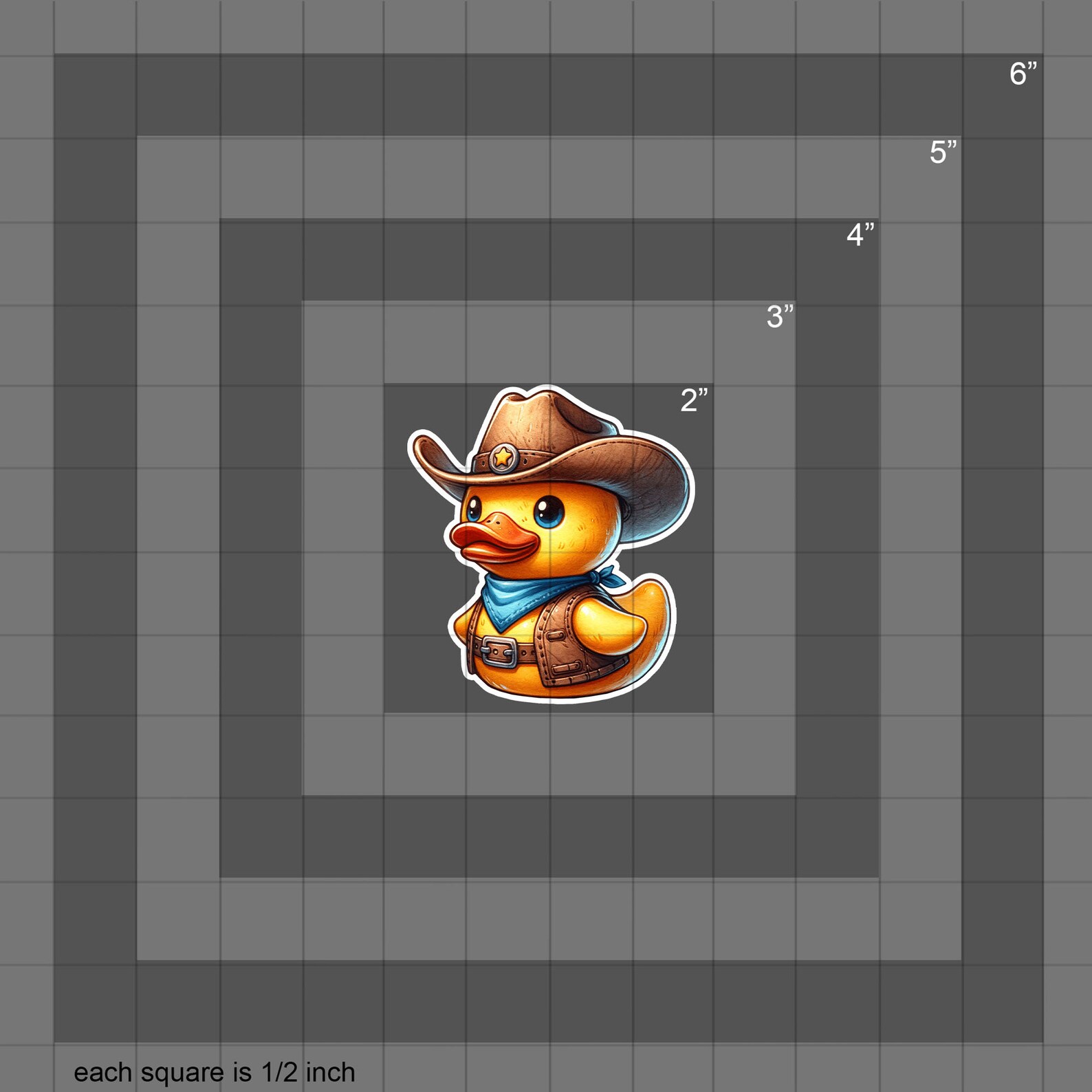 Cowboy Ducking Sticker, Rubber Duck, Offroad Sticker, Trail Sticker ...