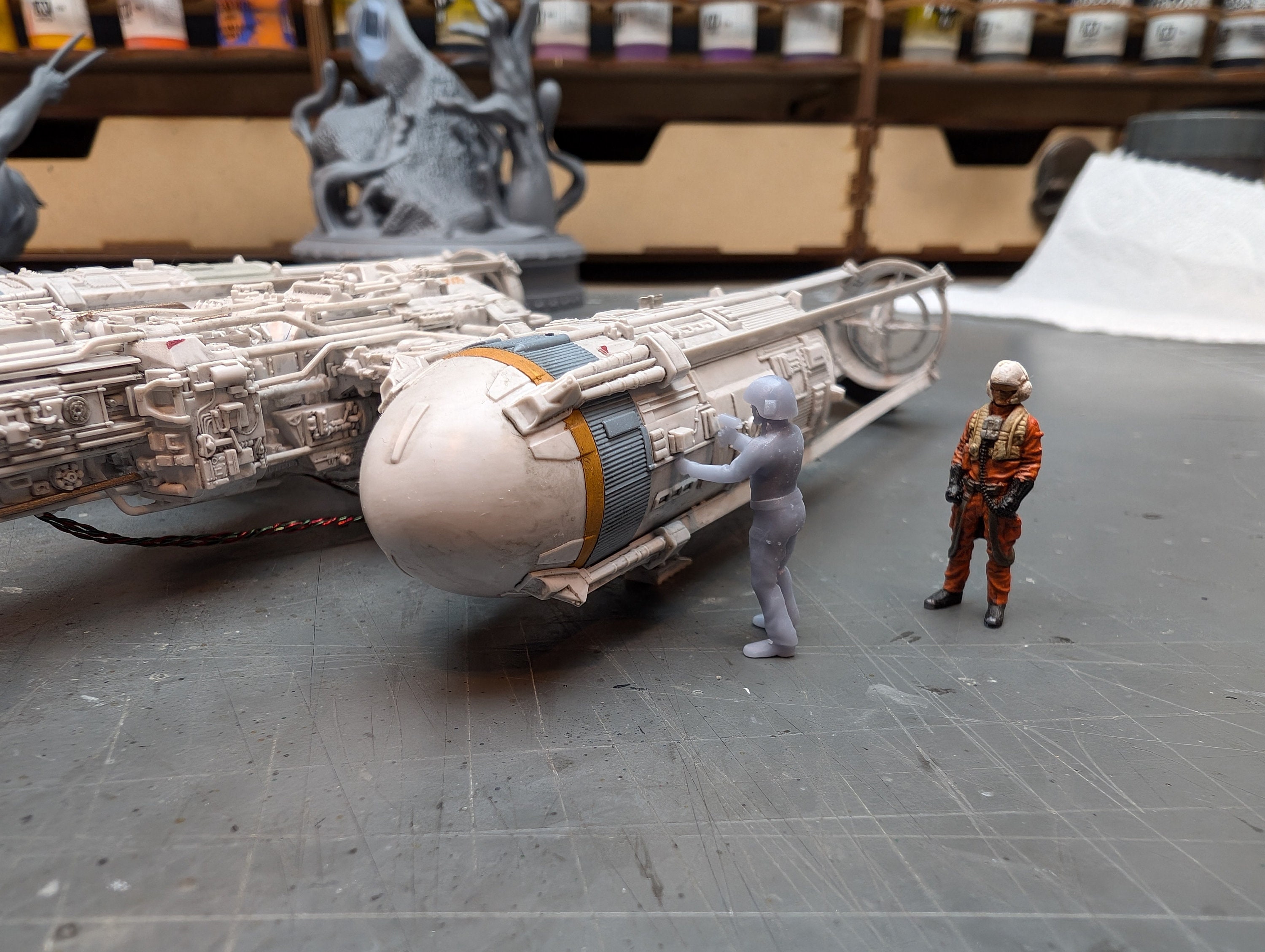 Ground Crew and Gonk Droid With Scatter and Ladder - 1/72 Scale - Etsy