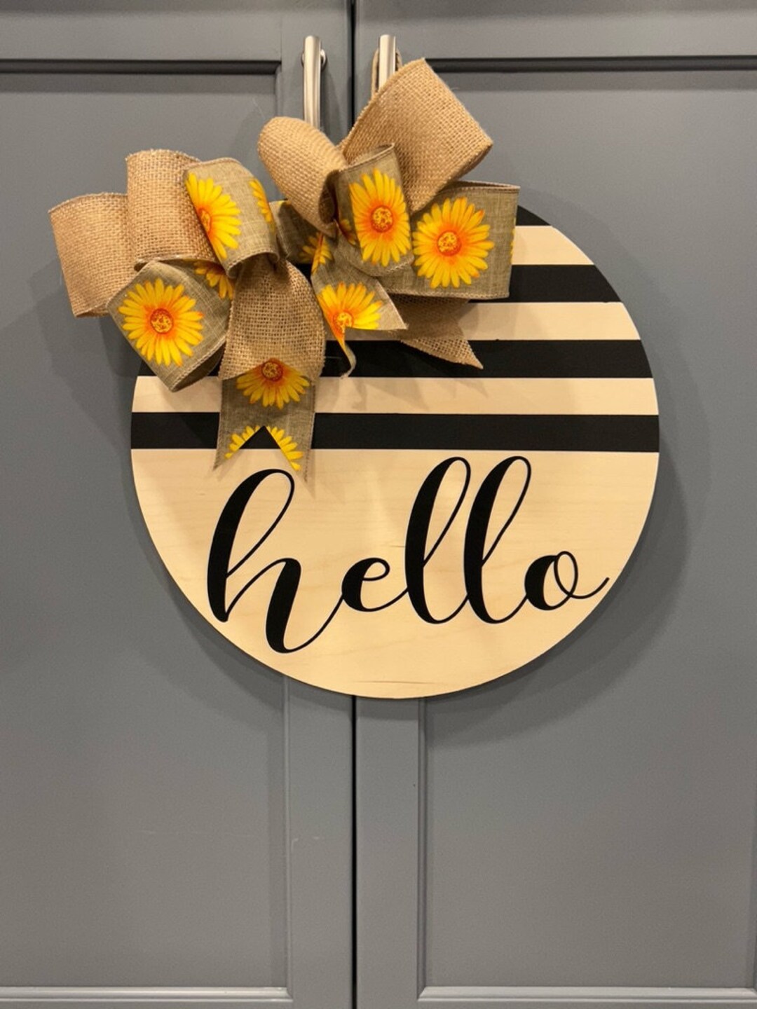 Hello SVG Cut File/svg Digital Download/hello Round Template for Cricut ...