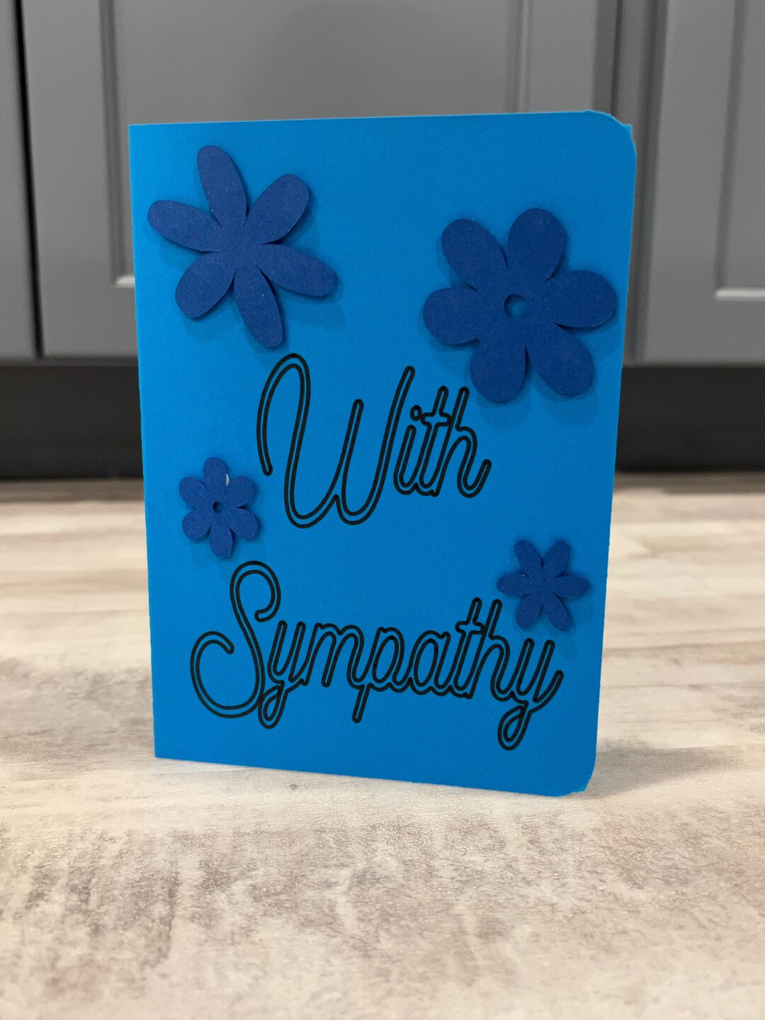 Sympathy Card SVG Cut File/digital Download Only/paper Card Template ...