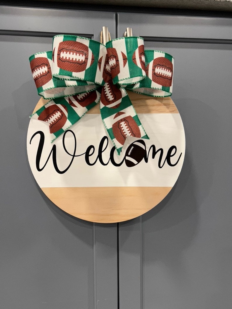 Football Welcome SVG Cut File/svg Digital Download/welcome Template for ...