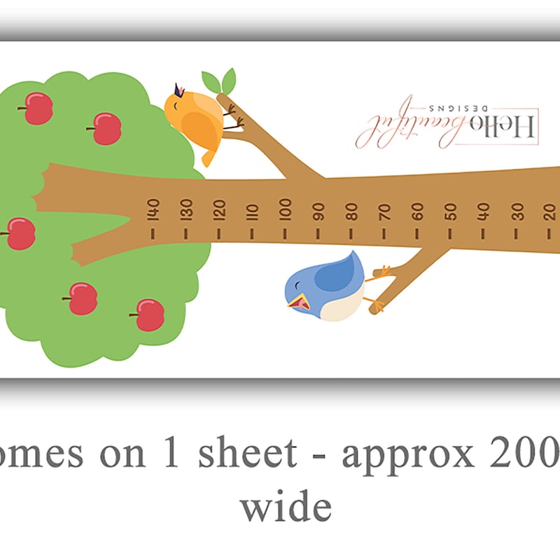 Apple Tree Decal - Etsy