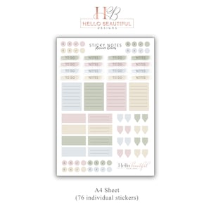 Pastel Planner Sticker Calendar Sticker Journal Sticker Everyday ...