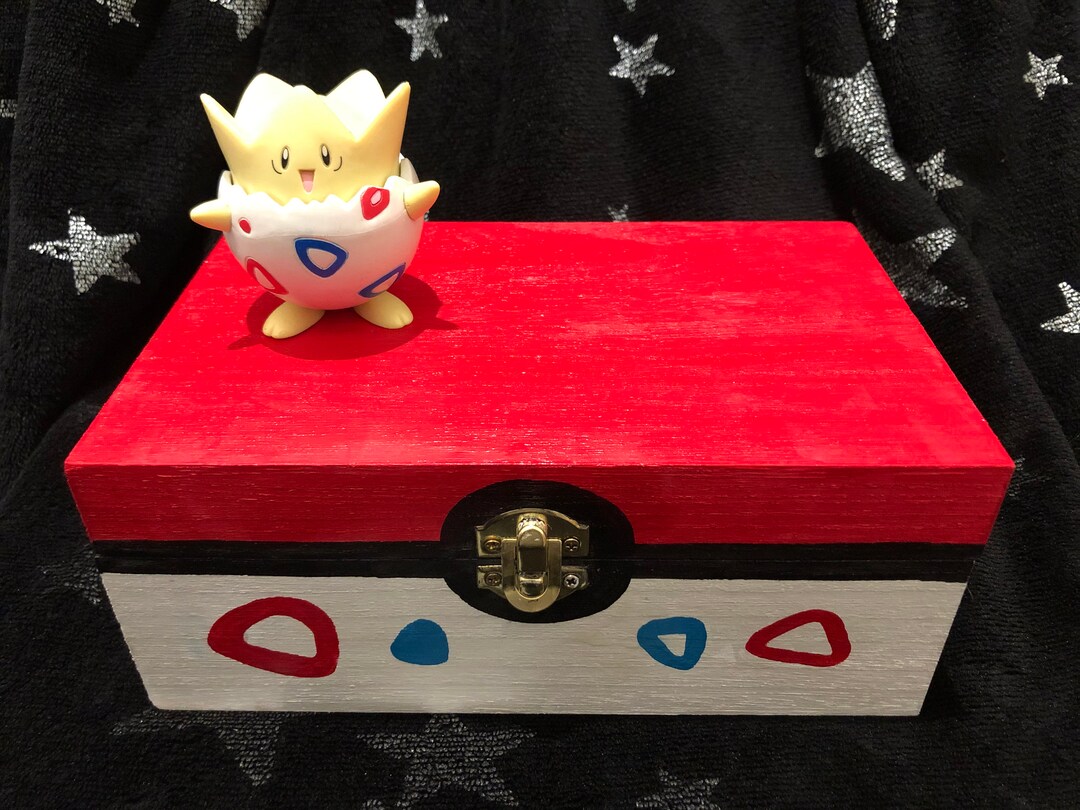 Pokemon Pokeball Wooden Box With Togepi Figurine - Etsy