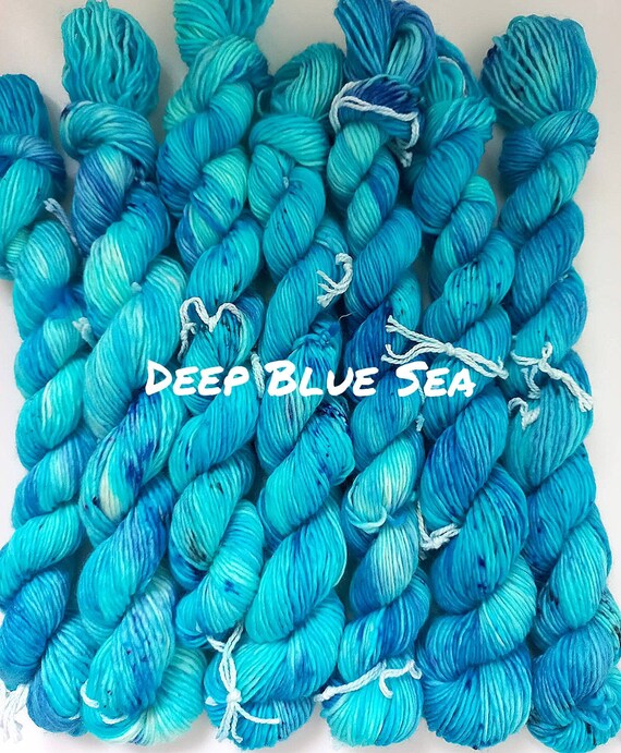 Sewing & Fiber Happy Scrappy Minis Hand Dyed Yarn 20g minis various ...