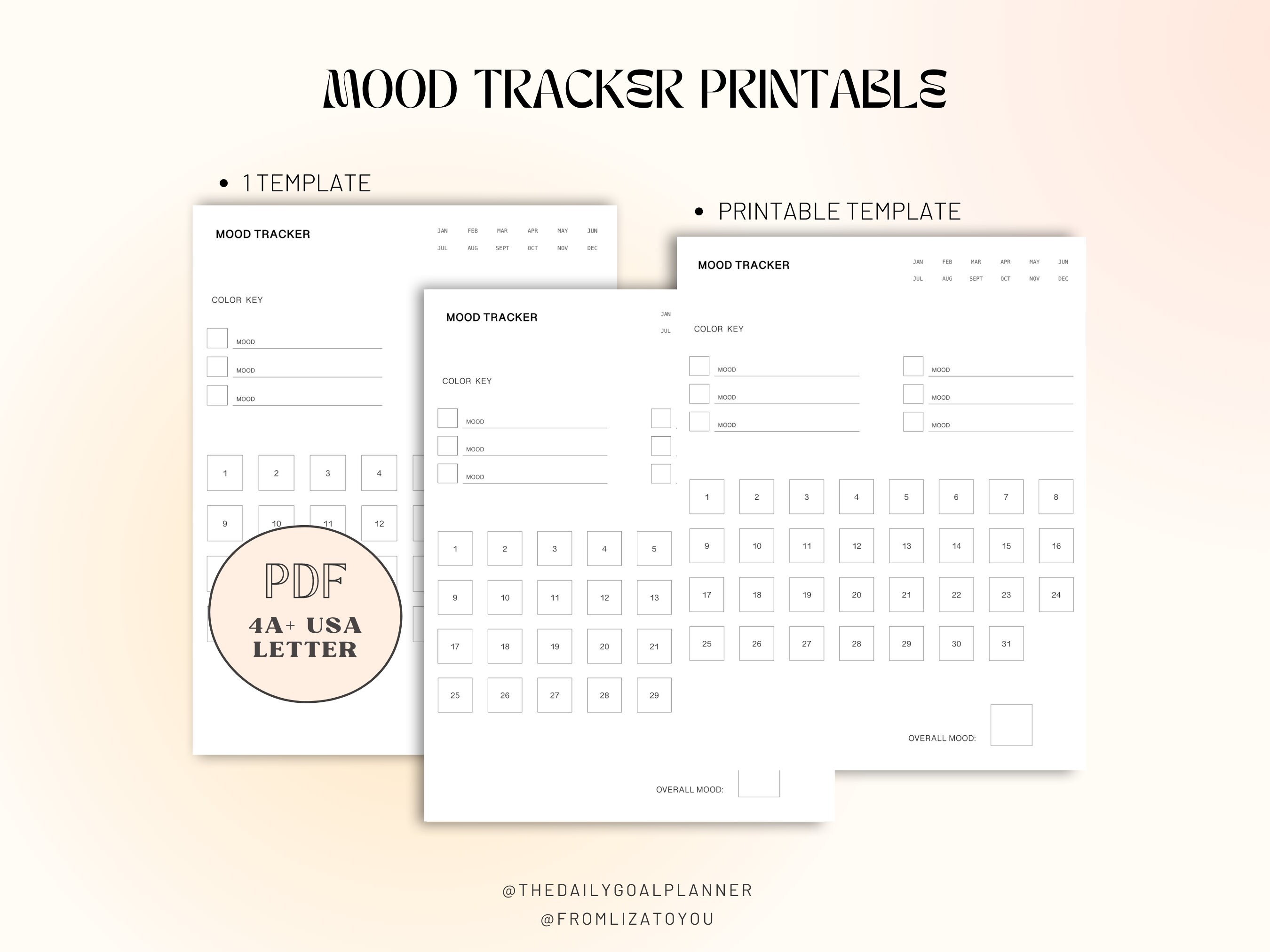 Paper Paper & Party Supplies Digital Habit Tracker for IPad and Tablet ...