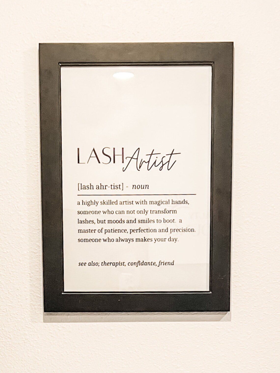 Lash Extension Sign Template - Etsy