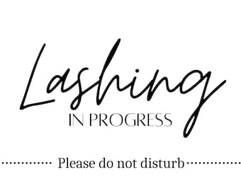 Lash Extension Sign Template - Etsy