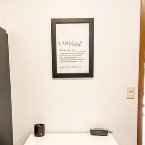 Lash Extension Sign Template - Etsy