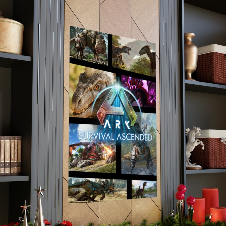 ARK Survival Ascended Game Cover Poster Video Game Art - Etsy