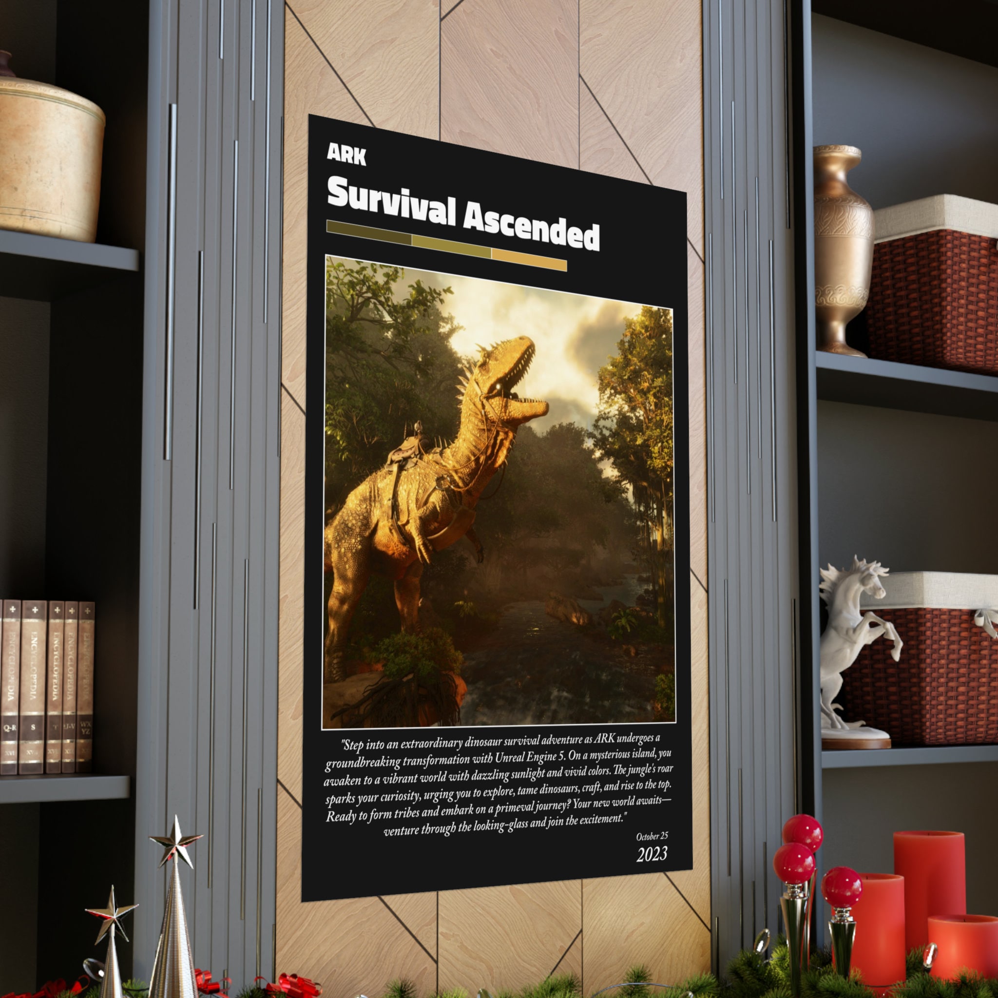 ARK Survival Ascended Game Info, Video Game Art, Gaming Poster Print ...