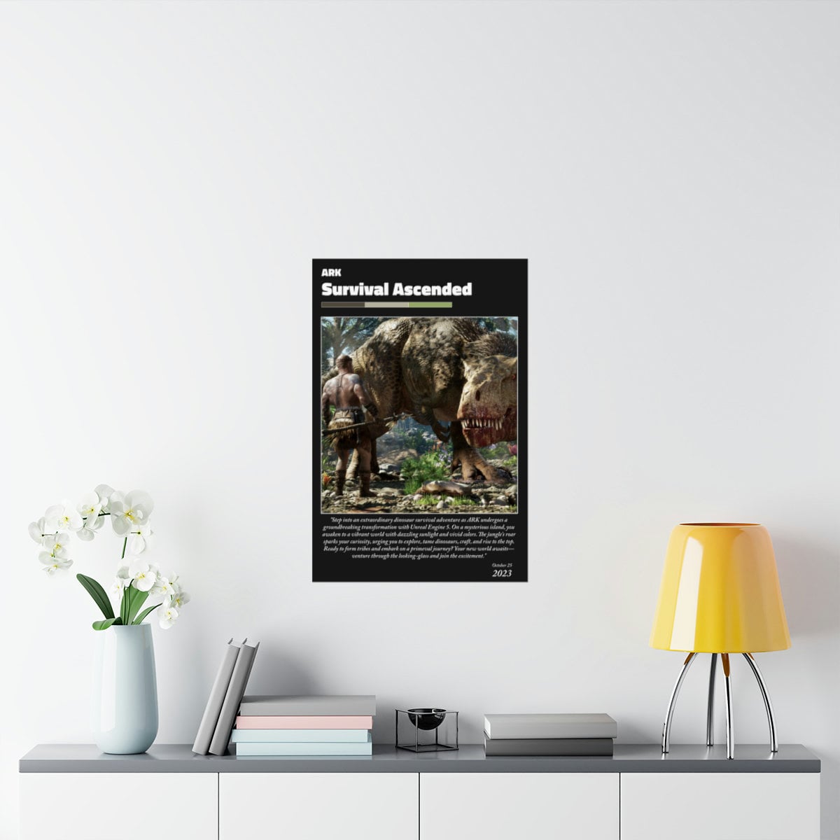 ARK Survival Ascended Game Info Video Game Art Gaming Poster - Etsy ...