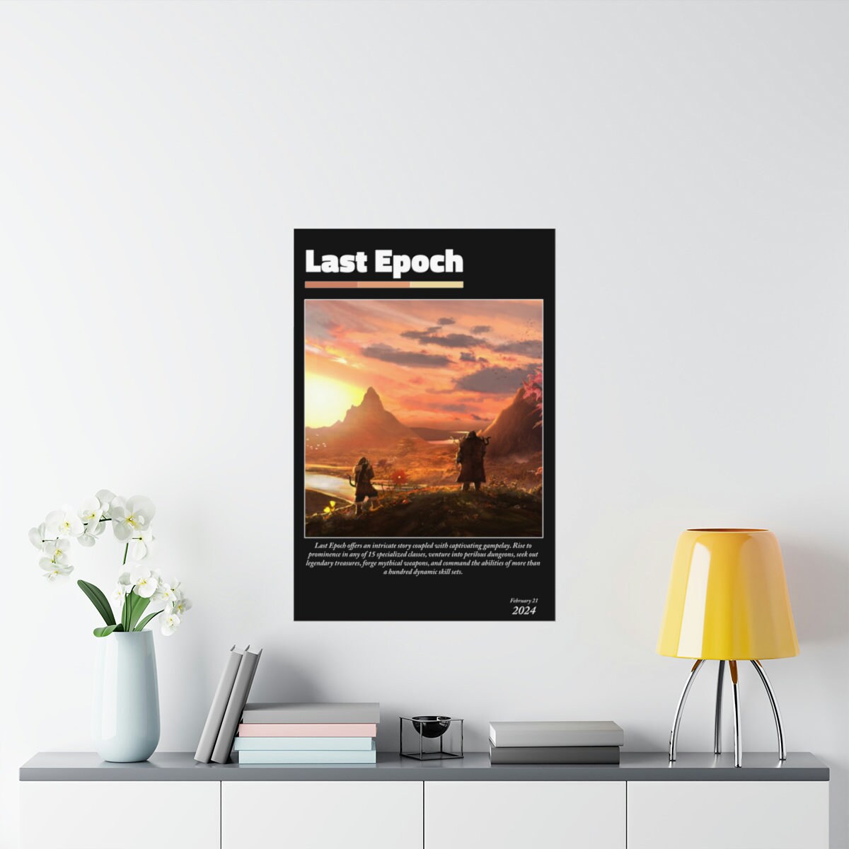Last Epoch Game Art, Video Game Info Vertical Poster, Gaming Wall Art ...