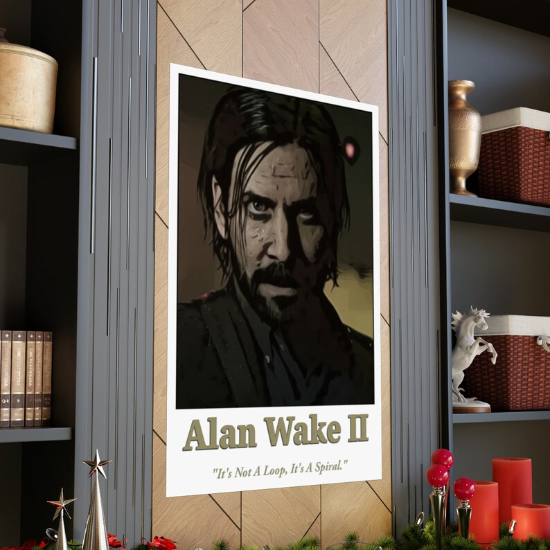 Alan Wake 2 Poster, Video Game Art, Gaming Wall Art, Gaming Decor ...